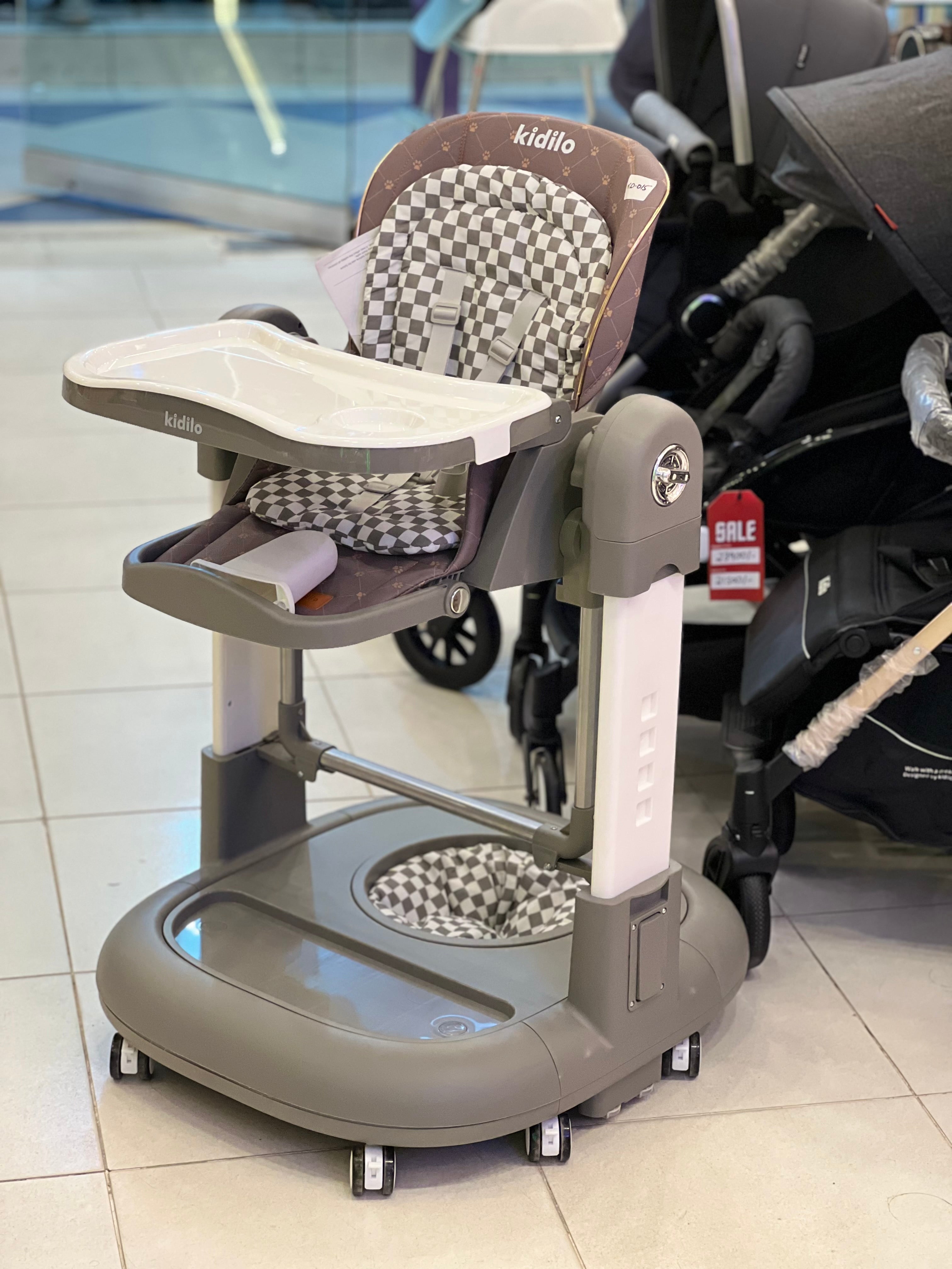 Kidilo brand high chair+swing+walker – minizayn.pk