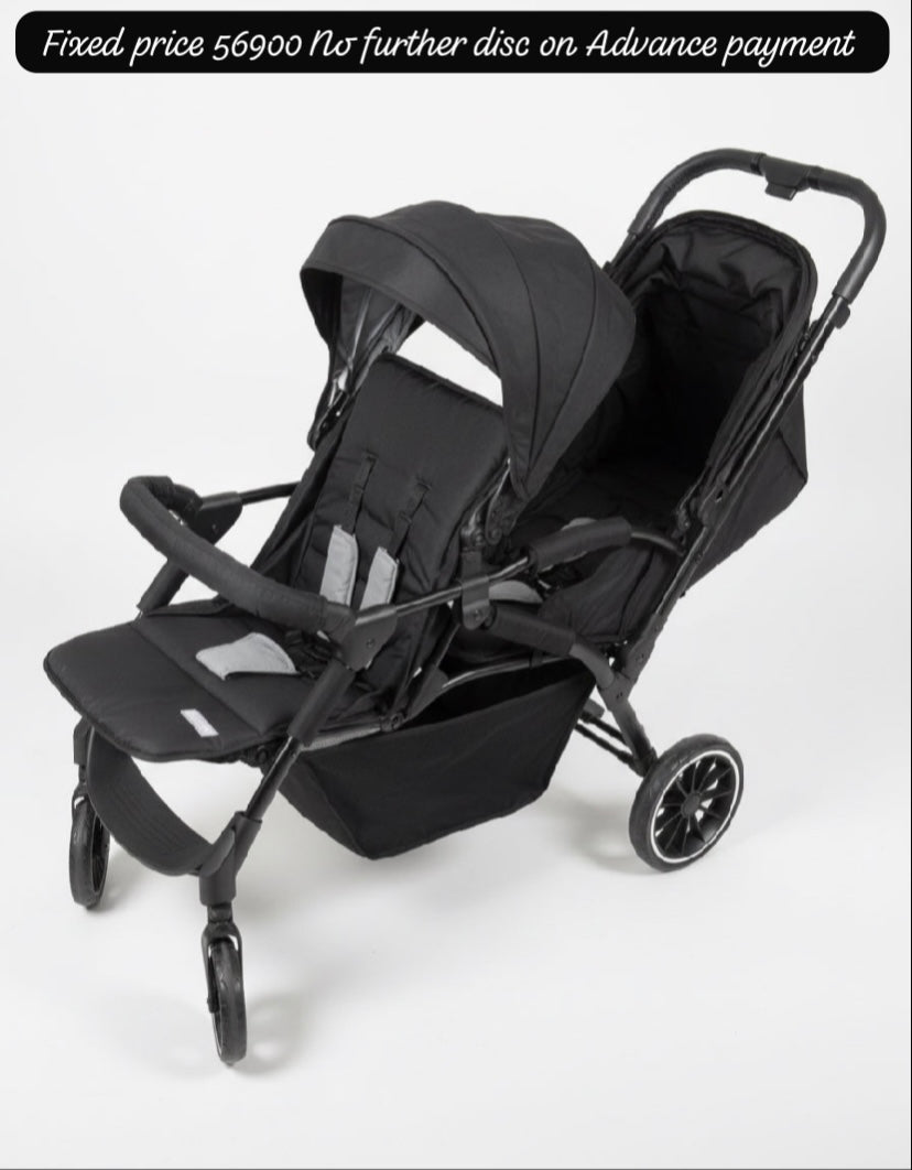 Kidilo brand double twin pram/stroller – minizayn.pk